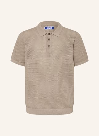 Jack & Jones Jack&Jones Strick-Poloshirt Jess beige