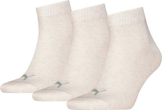 Puma Puma Unisex Plain Quarter 3 pack