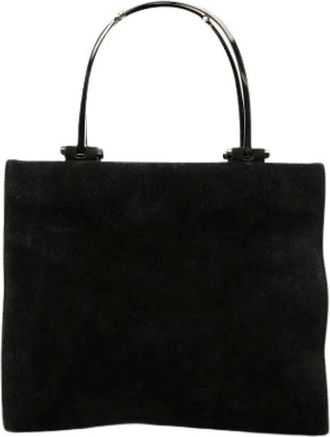 Gucci Sac &agrave; main vintage en daim Pre-owned - Femme - Pre-owned - Noir - Taille: ONE Size