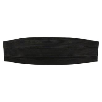 Tom Ford Homme, Accessoires, Noir, Taille: S Ceinture pliss&eacute;e en soie