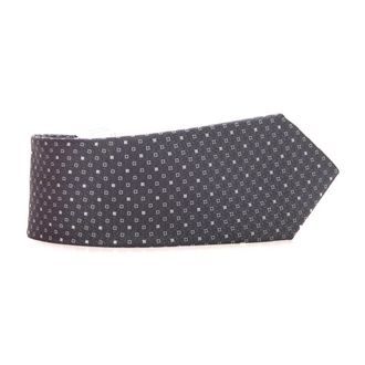 Canali Plain Silk Tie - - Accessories - Herren - Grau - ONE SIZE