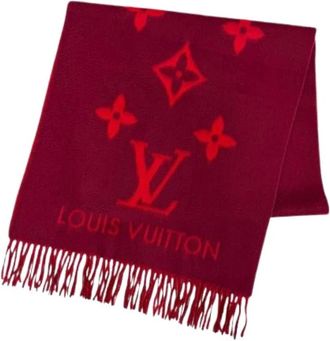 Louis Vuitton Pre-owned Stole - Femme - Pre-owned - Rouge - Taille: ONE Size