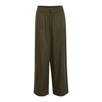 Kaffe Weite Forest Night Hose - - Trousers - Damen - Gr&uuml;n - L