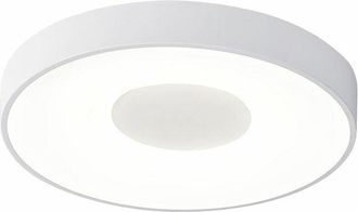 Mantra Mantra - Plafonnier design, Lampe de plafond Coin led Blanc en Plastique