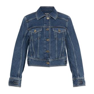 Balmain Denim Jacket - - Jackets - Damen - Blau - M