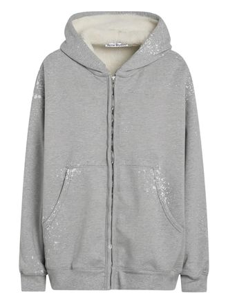 Acne Studios hoodie &agrave; fermeture zipp&eacute;e - Gris