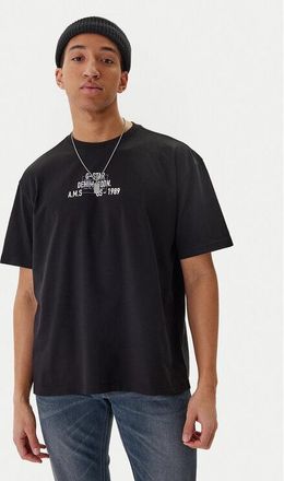 G-Star Raw T-Shirt Multi Technique D29296-E385 Schwarz Relaxed Fit