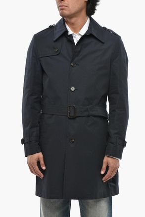 Corneliani Trenchcoat aus Baumwolle mit G&uuml;rtel Corneliani