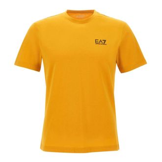 Emporio Armani Emporio Armani Ea7, Homme, Tops, Orange, Taille: L T-shirt Core Identity