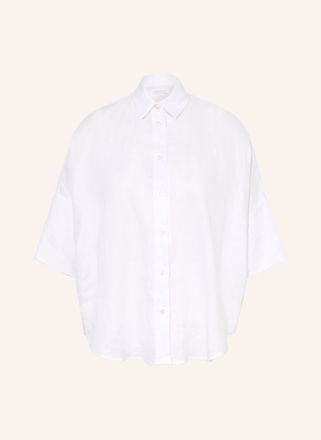 Robert Friedman Robert Friedman Hemdbluse Aus Leinen Mit 3/4-Arm weiss