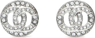 Chanel 2025 CC-motif earrings - Silber
