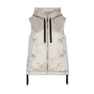 Max Mara Femme, Vestes, Beige, Taille: 40 FR Gilet Greengo