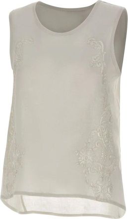 Maurizio Femme, Tops, Blanc, Taille: 36 FR Top