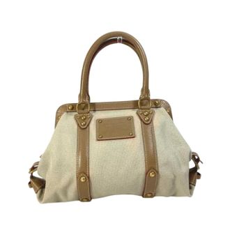 Louis Vuitton Pre-owned Cuir sacs-louis-vuitton - Femme - Pre-owned - Beige - Taille: ONE Size