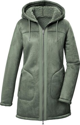 G.I.G.A. DX Damen Wendeparka/Parka in Wildlederoptik mit Kapuze GW 63 WMN PRK, dunkelmint, 38, 42387-000