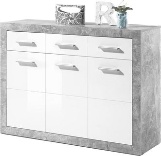 Möbelando Kommode Anrichte Sideboard Highboard Standschrank Schrank Rio de Janeiro II