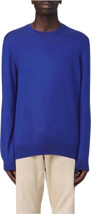 Fay Homme, Pulls, Bleu, Taille: M Pull en maille fine