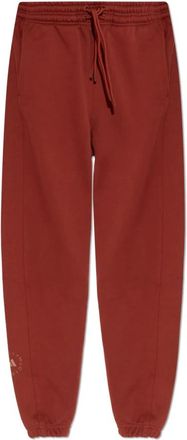 adidas by Stella McCartney Femme, Pantalons, Rouge, Taille: 36 FR Logo sweatpants