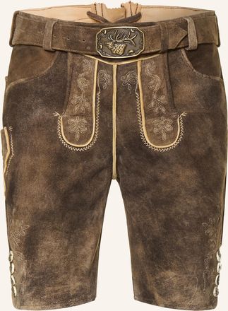Spieth & Wensky Trachten-Lederhose Kreuzjoch braun
