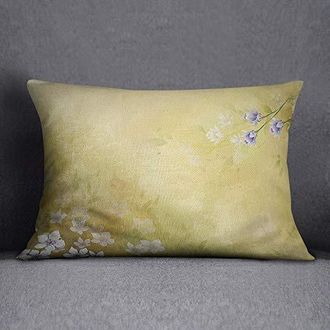 Bonamaison Le Jardin du Lin Kissenhüllen, Cotton, Mehrfarbig, 45x45