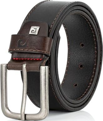 Pierre Cardin Herren-Gürtel, Braun, Bundweite 120 cm Gesamtlänge 135 cm W 47.5 XXL Homme