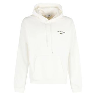 Lacoste Multi Print Fleece Hoodie - - Sweatshirts & Hoodies - Herren - Wei&szlig; - XS