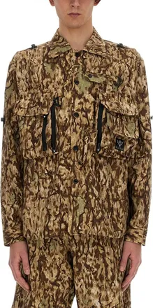 South2 West8 Camouflage Print Jacket - Multicolor