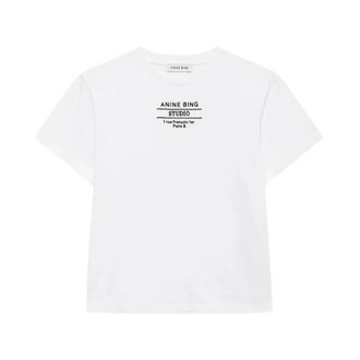 Anine Bing T-Shirts - - Tops - Damen - Wei&szlig; - S