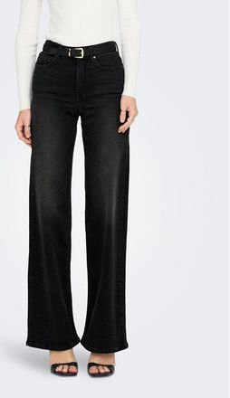 Only Jeans 15299796 Schwarz Wide Leg