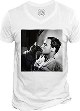 Fabulous T-Shirt Homme Col V Coton Bio T-Shirt Homme Citations C&eacute;l&egrave;bres Coluche pour Critiquer Les Gens il Faut Les Conna&icirc;tre et pour Les Conna&icirc;tre il Faut Les