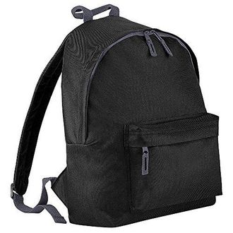 BagBase Homme Bg125 Sac &agrave; Dos agbase Fashion (18 litres) (Taille Unique) (Noir), Black