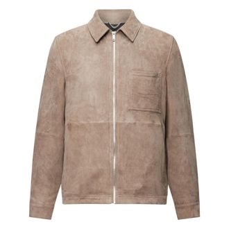 Drykorn Zip Jacke Khaki Braun - - Jackets - Herren - Braun - XL