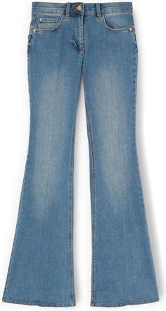 Motivi Femme, Jeans, Bleu, Taille: 38 FR Flare Jeans