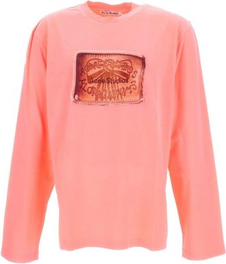 Acne Studios Homme, Tops, Rose, Taille: L Longsleeve Top