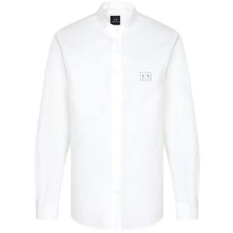 A|X Armani Exchange Herren, Shirts, Wei&szlig;, SGr&ouml;&szlig;e