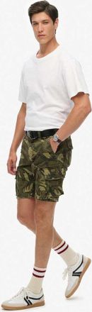 Superdry Core - Short cargo - Camouflage-Vert