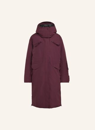 adidas Adidas By Stella Mccartney Mantel Adidas By Stella Mccartney Long Padded Mit Abnehmbarer Kapuze rot