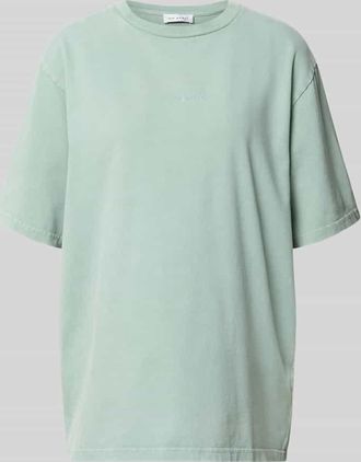 Oh April Oversized T-Shirt mit Label-Stitching Modell Farmers Market