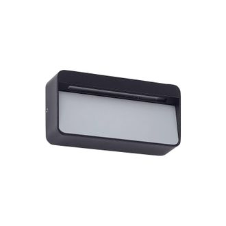 Lucande LED Wandleuchte au&szlig;en Tiburia (Modern) in Schwarz aus Aluminium (1 flammig,) - Au&szlig;enwandleuchten Wandlampe Led Au&szlig;enlampe Outdoor f&uuml;r Au&szlig;enwand/Hauswa