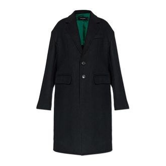 Dsquared2 Femme, Manteaux, Noir, Taille: 32 FR Manteau en laine