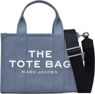 Marc Jacobs Femme, Sacs, Bleu, Taille: ONE Size Canvas Small Tote Bag