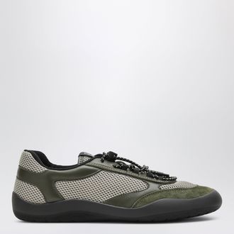 Prada Milit&auml;rgr&uuml;ne Speedrock Sneakers aus Mesh