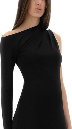Courr&egrave;ges One-Shoulder Dress - Black