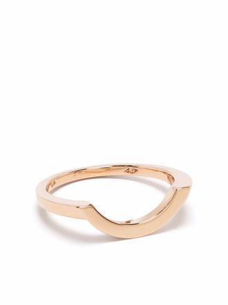 Loyal.e Paris bague Intr&eacute;pide Grand Arc en or rose 18ct &agrave; diamants