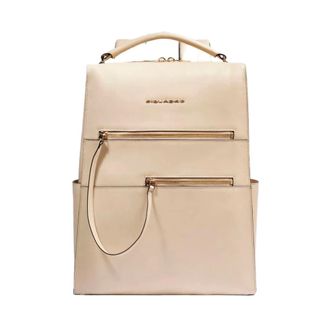 Piquadro Femme, Sacs, Beige, Taille: ONE Size Patricia Backpack 14