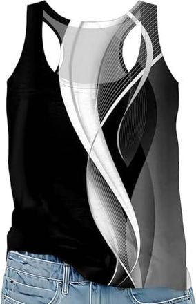 Generic Debardeur Femme Chic et &eacute;l&eacute;gant R&eacute;tro Chemisier sans Manche D&eacute;bardeur Crop Top Ete Haut Chic et Elegant Caraco Vetement Femme Ete Veste Tee Shirt sans