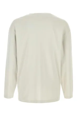 Christophe Lemaire Plaster Exterior: Cotton Silk T-Shirt T-shirts And Polos