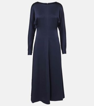 SIMKHAI Robe midi Catriona en satin