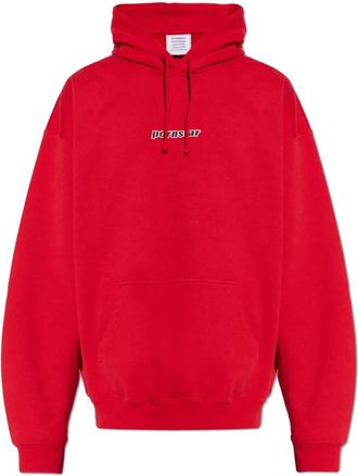 VETEMENTS Homme, Sweatshirts et sweats &agrave; capuche, Rouge, Taille: XS SweaT-shirts & SweaT-shirts &agrave; capuche