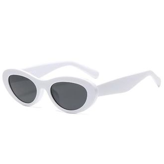 Generic Lunettes De Soleil Dext&eacute;rieur &Agrave; Petite Monture For Femmes Et Hommes, For La Conduite Le Sport(White)